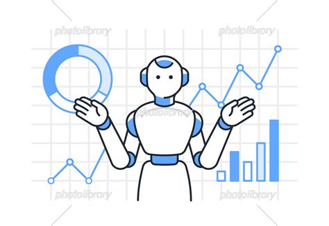 解析・分析をするヒューマノイド型aiロボットのシンプルなアイコンイラスト素材 イラスト素材 7387714 フォトライブラリー