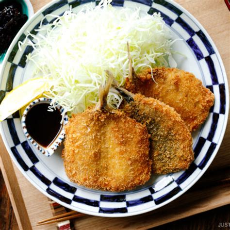 Fried Horse Mackerel Aji Fry あじのフライ • Just One Cookbook