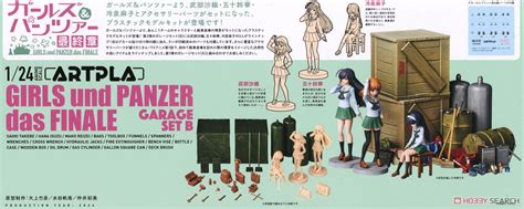 ガールズ＆パンツァー 最終章 ガレージセット B プラモデル 画像一覧