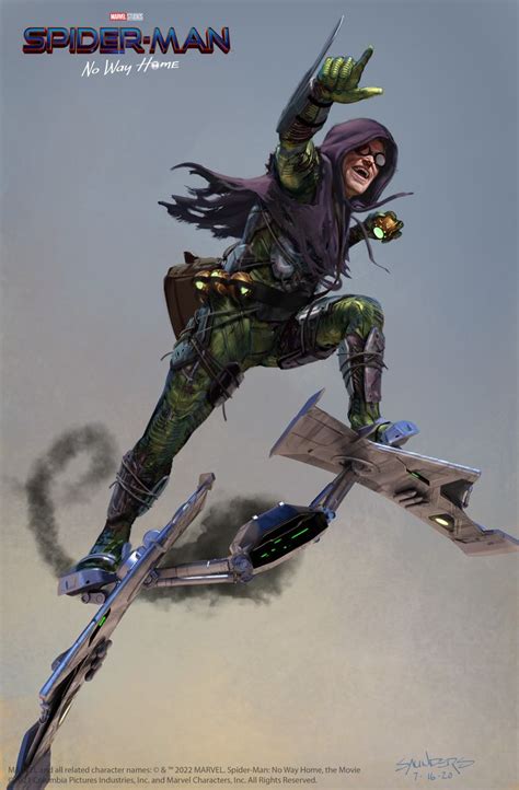 Spiderman No Way Home Green Goblin Upgrade Concept 2020 Marvel Concept Art Green