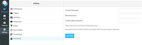 Changing Your Password On Roundcube Webmail Knowledgebase Front
