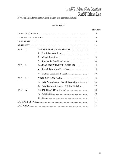 Latihan Praktek Ms Word Doc