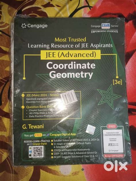 Jee Advanced Maths Coordinate Geometry Sealed Cengage 2024 Model