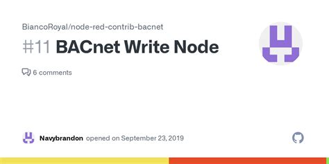 Bacnet Write Node Issue Biancoroyal Node Red Contrib Bacnet