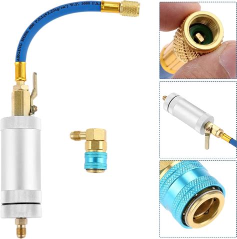 Aupoko R134a Compresor Inyector De Tinte De Aceite 14 Sae Macho Y