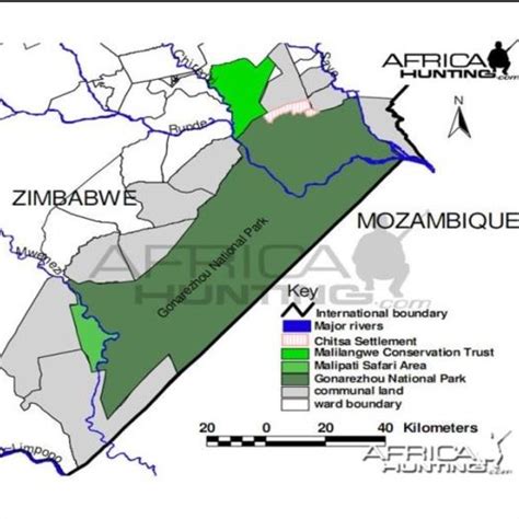 Map Of Gonarezhou National Park Download Scientific Diagram