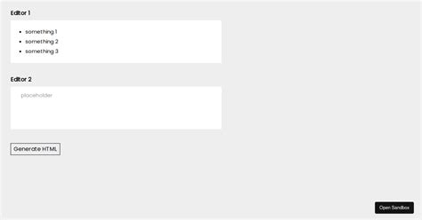 Lexical Html As Initialvalue Codesandbox
