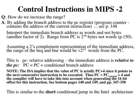 Ppt Cs325 Instructions Language Of The Machine Mips Architecture