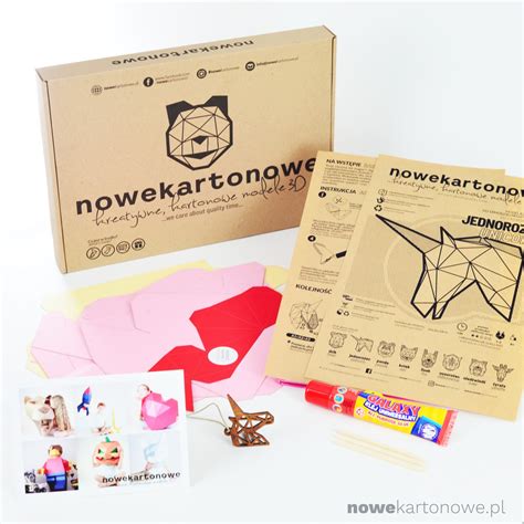 Zestaw kreatywny Jednorożec Nowekartonowe kreatywne i ekologiczne