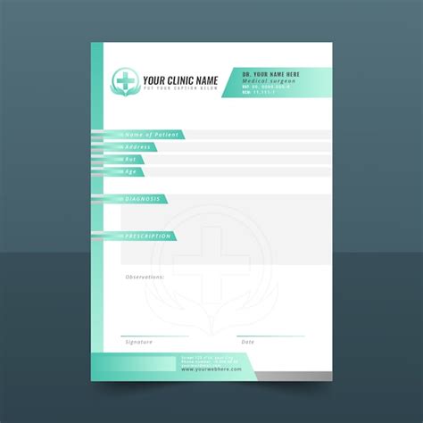 Page 4 Prescription Template Free Vectors And Psds To Download