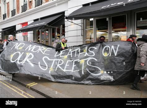 3rd March 2018 Protest Outside Downing Street To Call For Better