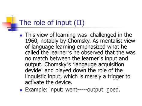 Theories Of Language Learningppt