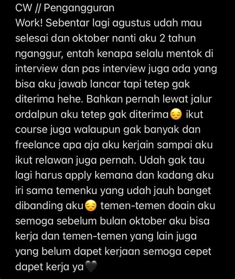 BACA RULES DI Bit Ly Worksfess On Twitter CW Pengangguran Work