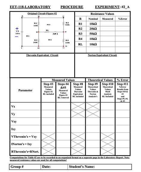 EET 118 LABORATORY PROCEDURE EXPERIMENT 2 A PART B Chegg Com