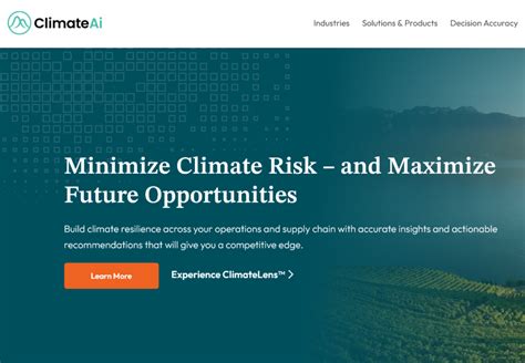 Minimize Climate Risk And Maximize Future Opportunities