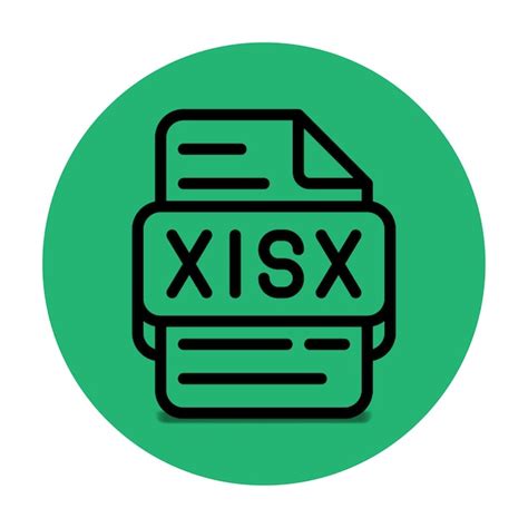 Premium Vector Xlsx File Type Icon Files And Document Format