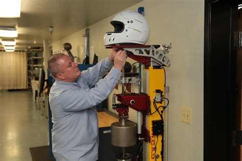 Inside Snell Foundations Helmet Validation Testing Nasa Speed News
