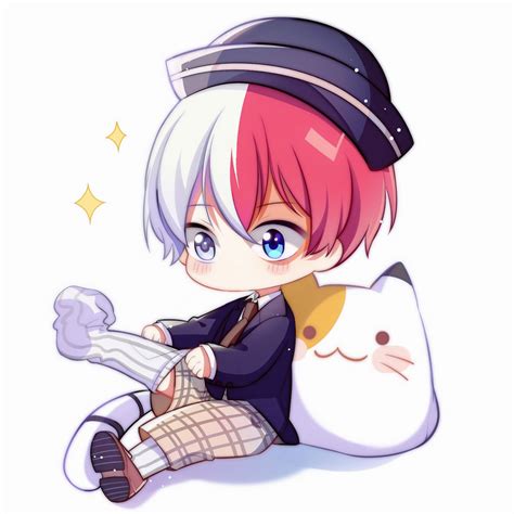 Boku No Hero Academia Todoroki Shouto Todoroki Chibi Chibi