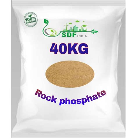 Sdf India Organic Rock Phosphate Essential Fertilizer All Purpose Powd