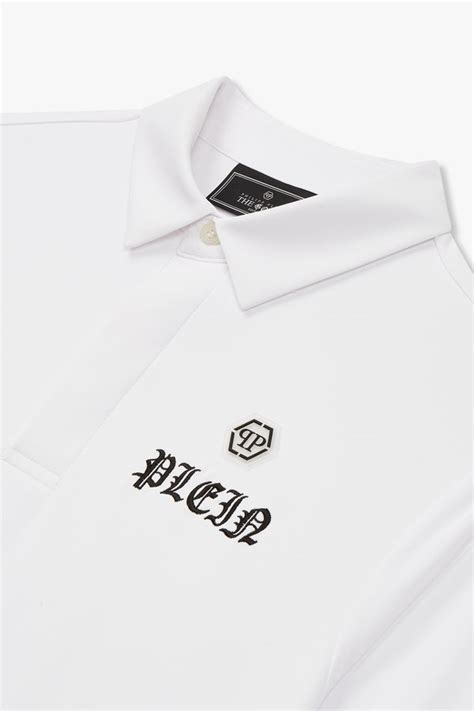 Philipp Plein Golf필립플레인 골프 Men 쿨 슬리브 그래픽 롱 슬리브 폴로 셔츠 Sivillage