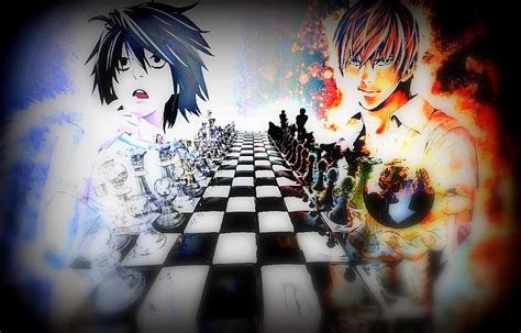 Death Note Light Yagami And L By Zackallen07 On Deviantart