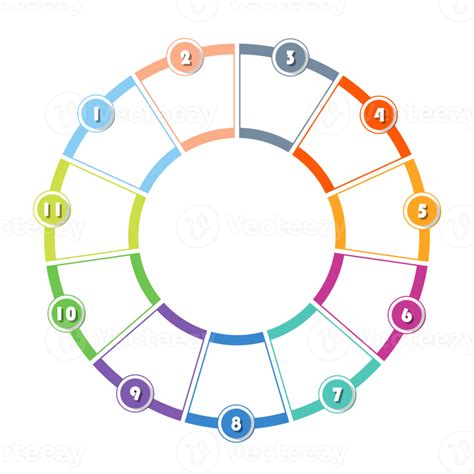 Infographic With 11 Steps Process Or Options 18982347 Png