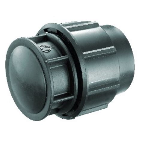 Hdpe Poly Fittings Compression End Cap 63mm X 63mm