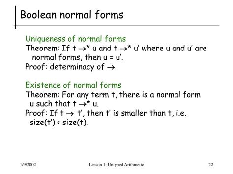 Ppt Lesson 1 Untyped Arithmetic Expressions Powerpoint Presentation