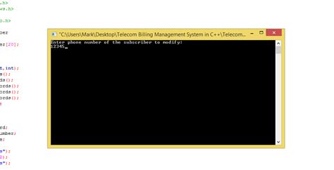 Telecom Billing Management System In C With Source Code Sourcecodester