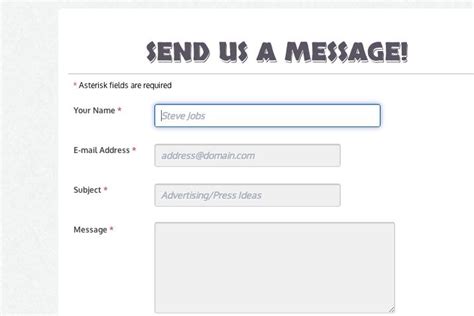 Helpful Html Form Feedback With Css3 Transitions Design Shack