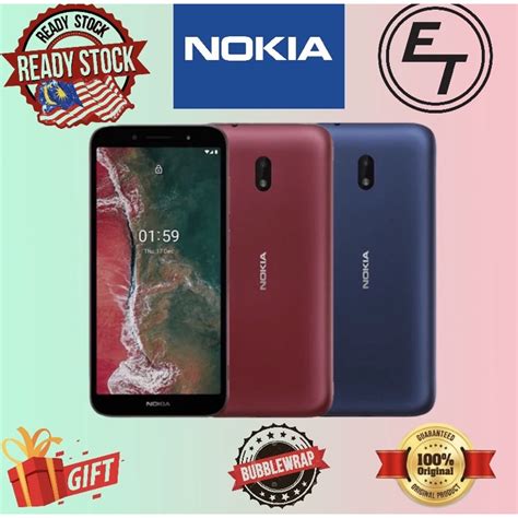 🔥NOKIA C01 plus 🔥【2gb ram+16gb rom】🎁ORIGINAL🎁 MySet🔥 | Shopee Malaysia
