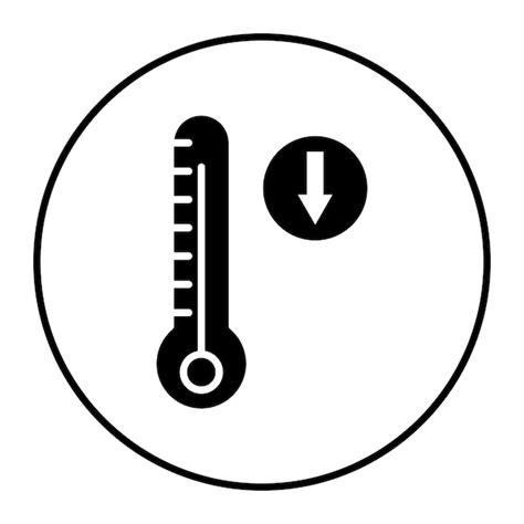 Premium Vector Temperature Decrease Vector Icon Can Be Used For