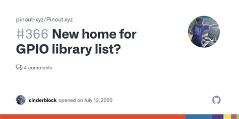New Home For Gpio Library List · Issue 366 · Pinout Xyz