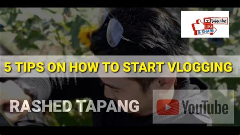 How To Vlog 5 Steps Paano Maging Youtube Vlogger Step By Step