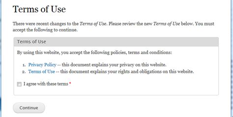 Site Disclaimer Drupal Org