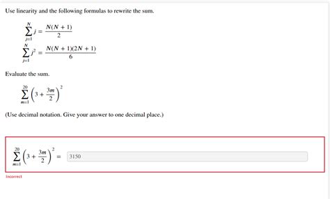 solved use linearity and the following formulas to rewrite