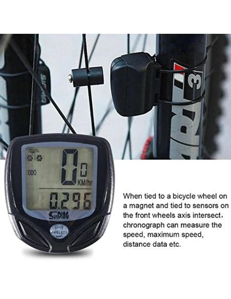 Wireless Bicycle Computer Cyclecomputer 14 Functions