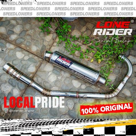 Jual Knalpot Lone Rider LR Original SATRIA FU HE Ngaceng SATRIA F 150