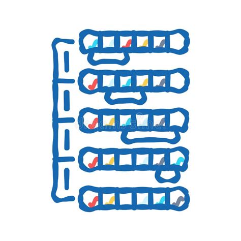 Selection Sort Algorithm Icon Doodle Illustration Stock Illustration Illustration Of Analysis