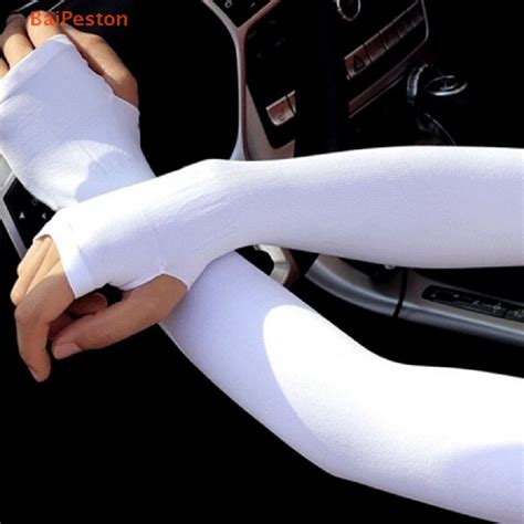 Baipeston Cooling Arm Sleeves Cover Uv Sun Protection Basketball Golf