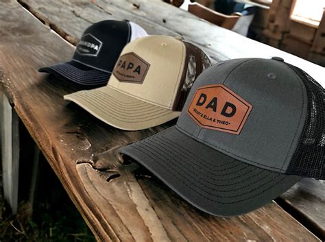 Personalized Dad Patch Hat Dad Birthday T New Dad T T For
