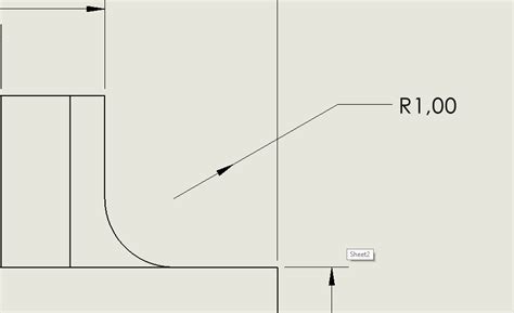 Fillet Radius Arrow Pointing Wrong Way R Cad