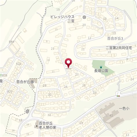 神奈川県中郡二宮町百合が丘3－27－5 の地図 Mapfan
