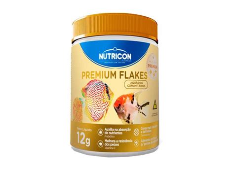 Ração Premium Flakes Nutricon para Peixes g o Melhor Preço é no Zoom