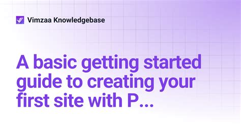 A Basic Getting Started Guide To Creating Your First Site With Plesk Vimzaa Knowledgebase