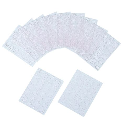 480pcs 20 Sheets Adhesive Tabs Waterproof Breathable Glue Tabs Double