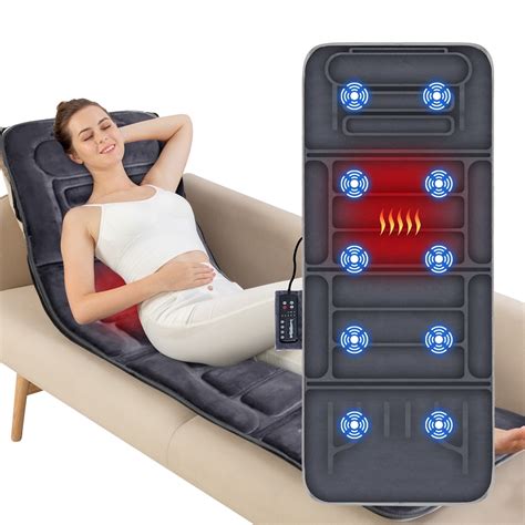 Comfier Full Body Massage Mat With Heatmassage Pad With 10 Vibration