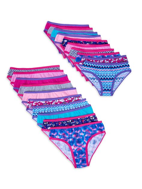Justice Girls Bikini Underwear 5 Pack Sizes 6 16