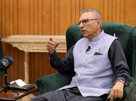 Pakistan President Arif Alvi Proposes One State Solution To Palestine