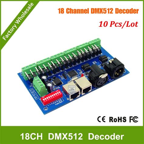 Dhl Free Shipping Ch Dmx Controller Rgb Dmx Decoder Each Channel Max A Have Rj For